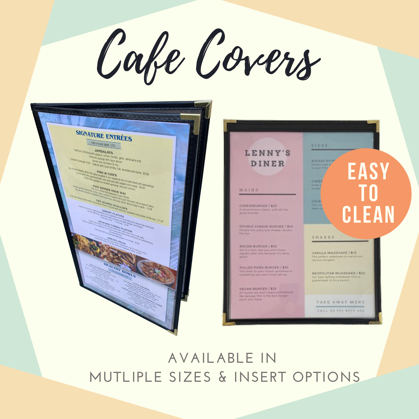 Cafe Covers – Menu Designs