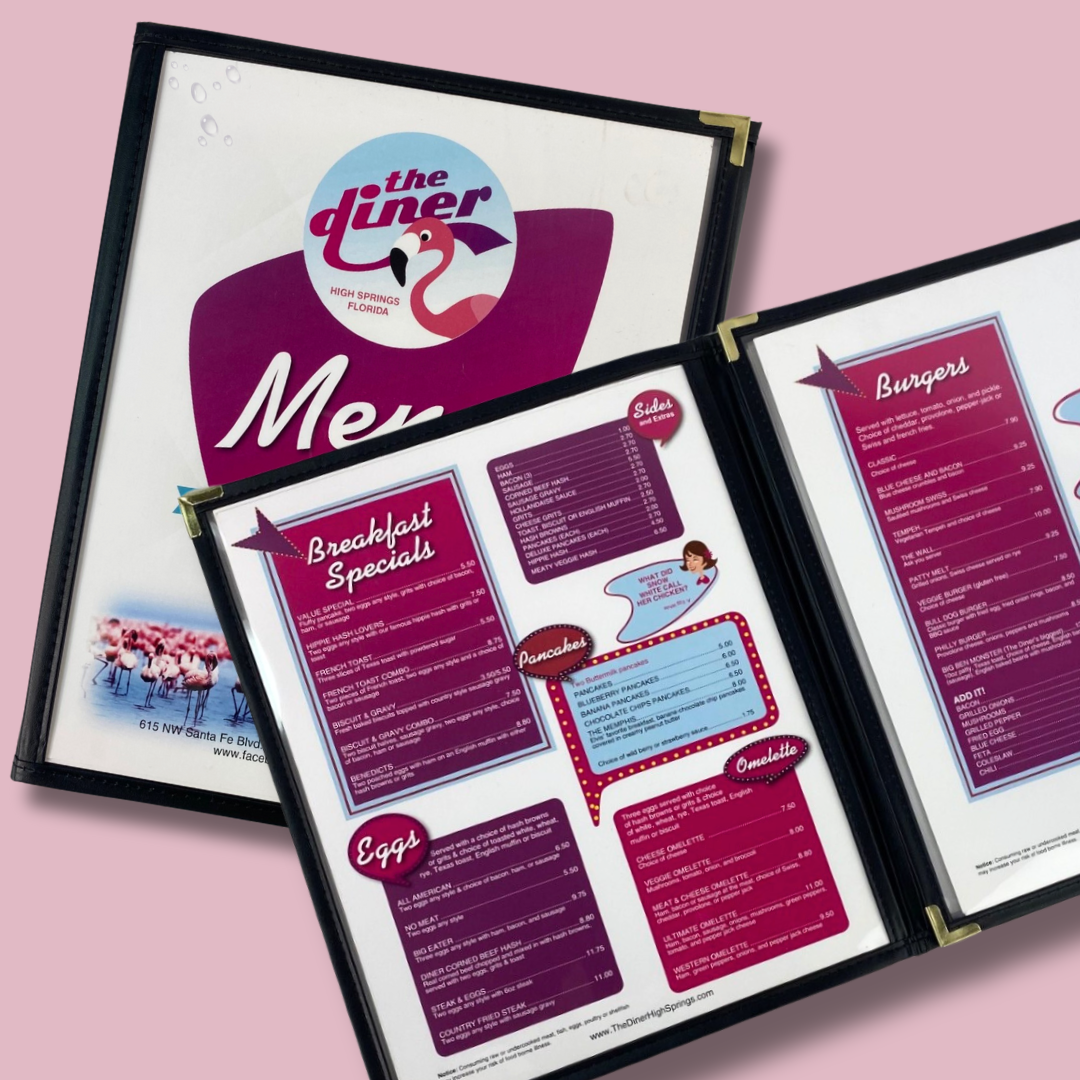 Menu Designs | Restaurant Menus, Printed Menus, Table Top Displays