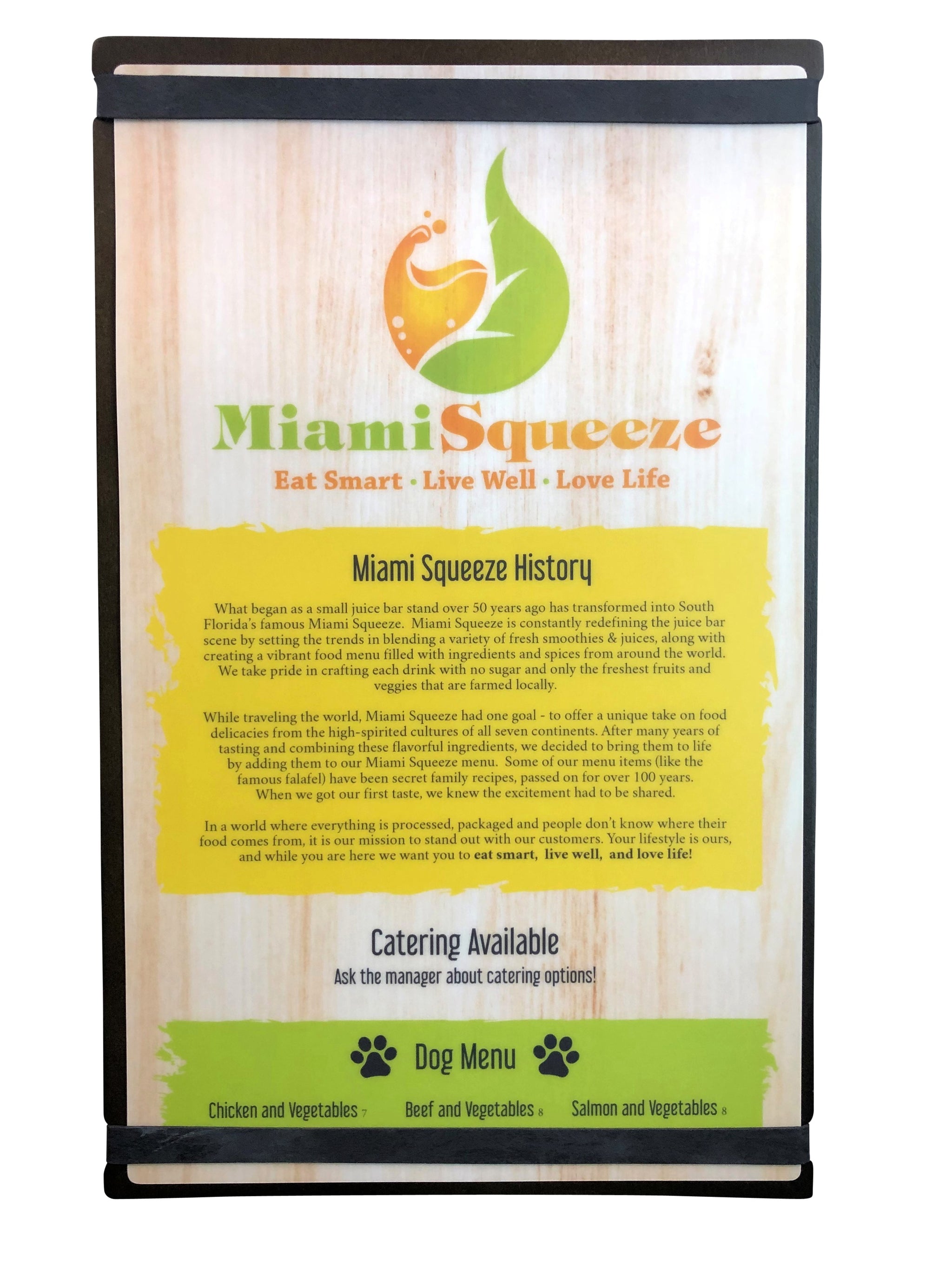 In-Stock Wooden Menu Boards – Menu Designs